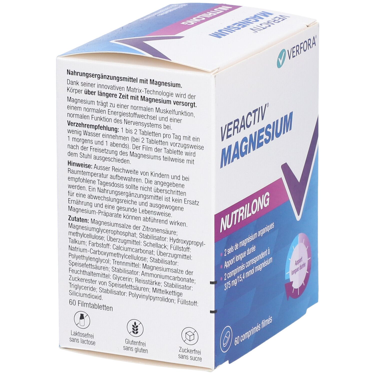 VERACTIV Magnesium Nutrilong 60 St - Redcare Apotheke