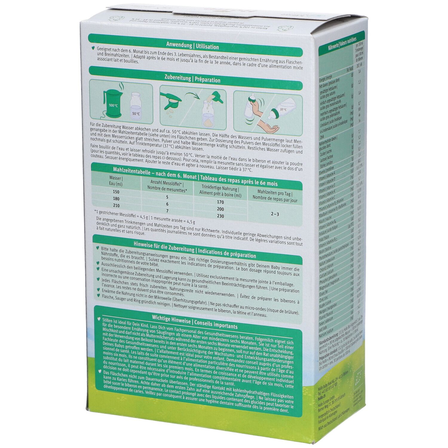 Holle Bio 2 Folgemilch 400 g - Redcare Apotheke