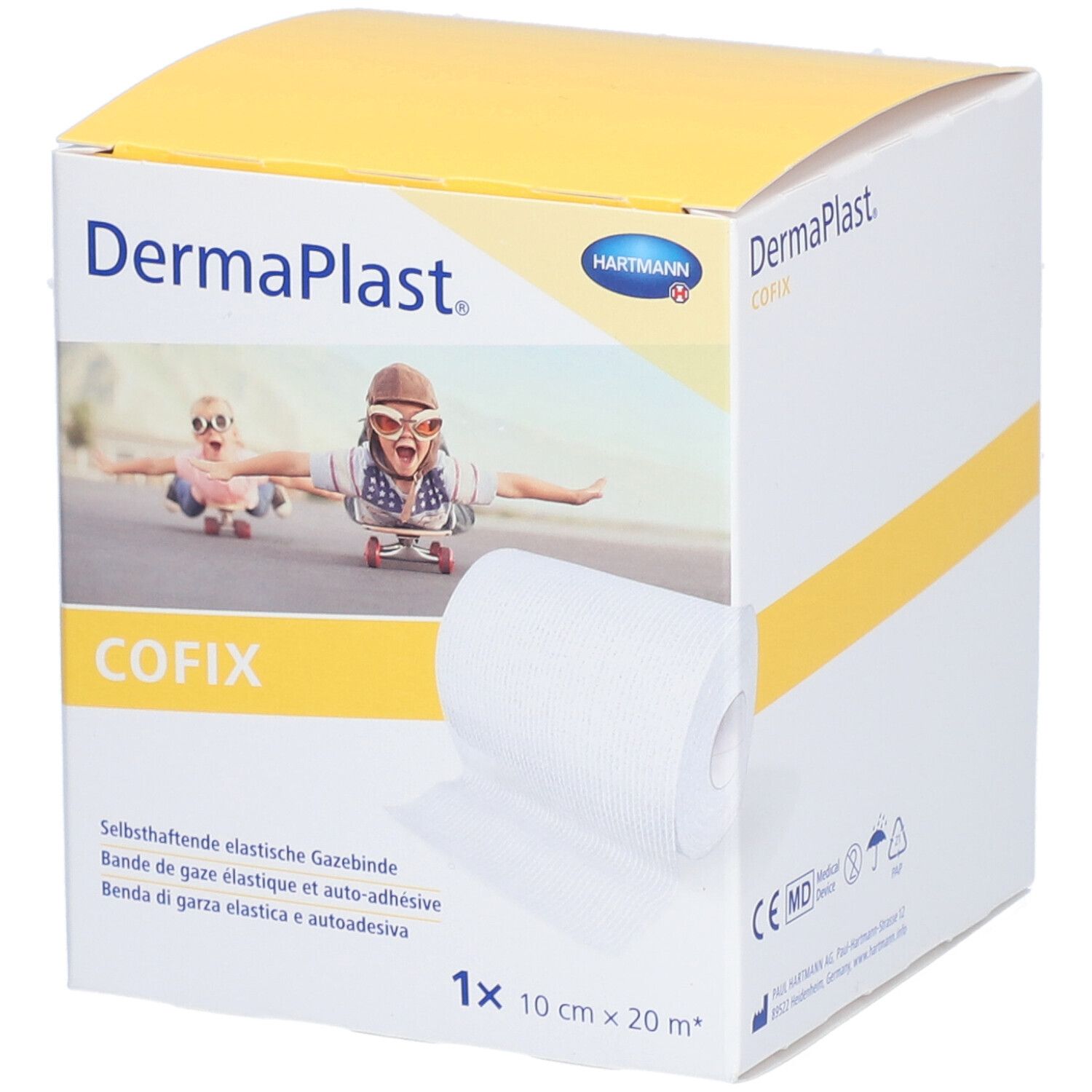HARTMANN Dermaplast® CoFix 10 cm x 20 m weiß 1 St - Redcare Apotheke