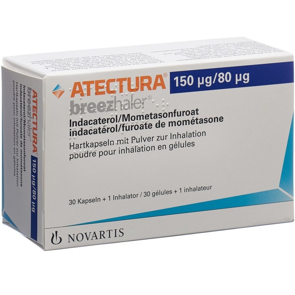 ATECTURA BREEZHALER Inh Kaps 150mcg/80mcg 30 Stk - Redcare Apotheke