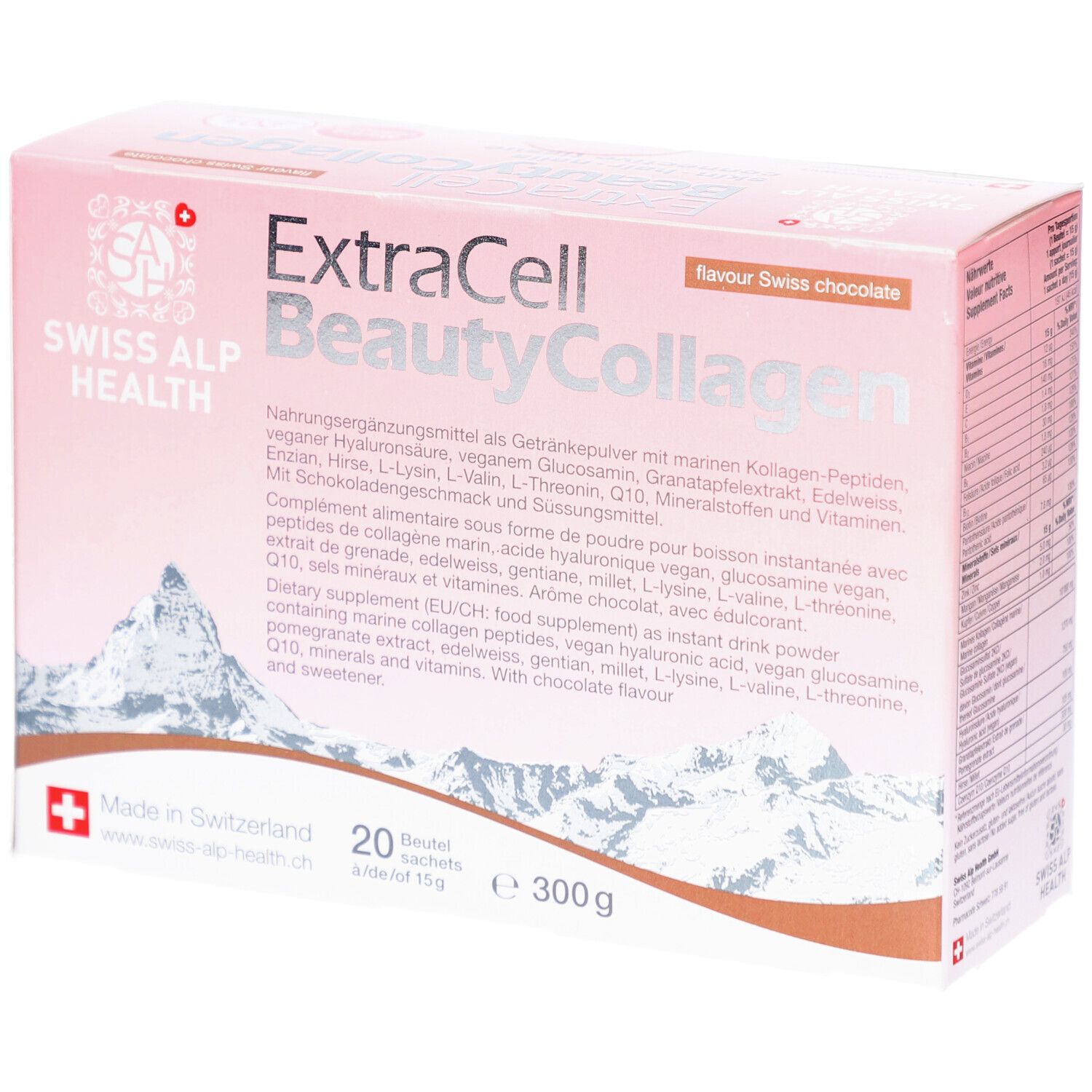 EXTRA CELL Beauty Collagen arôme chocolat 20x15 g - Redcare Apotheke