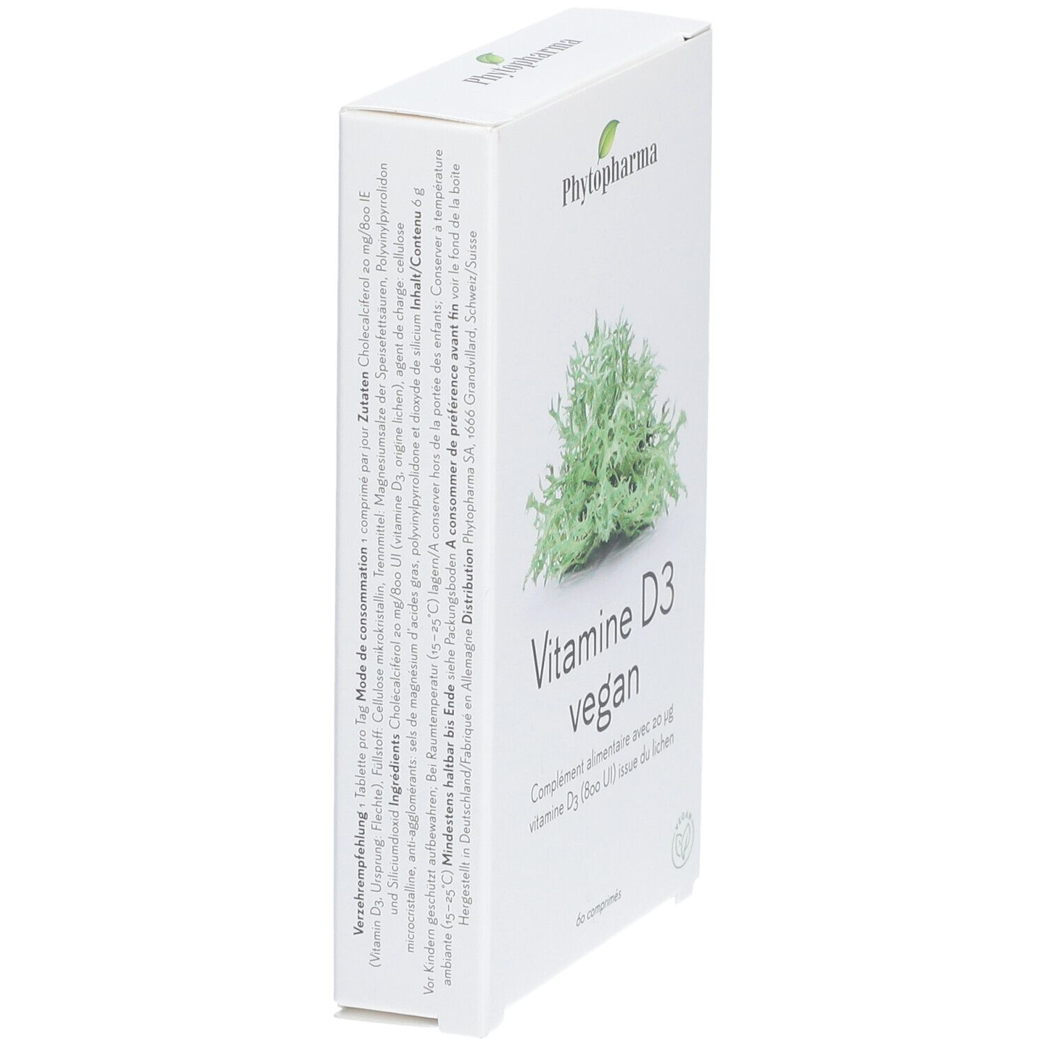PHYTOPHARMA Vitamin D3 vegan 60 St - Redcare Apotheke