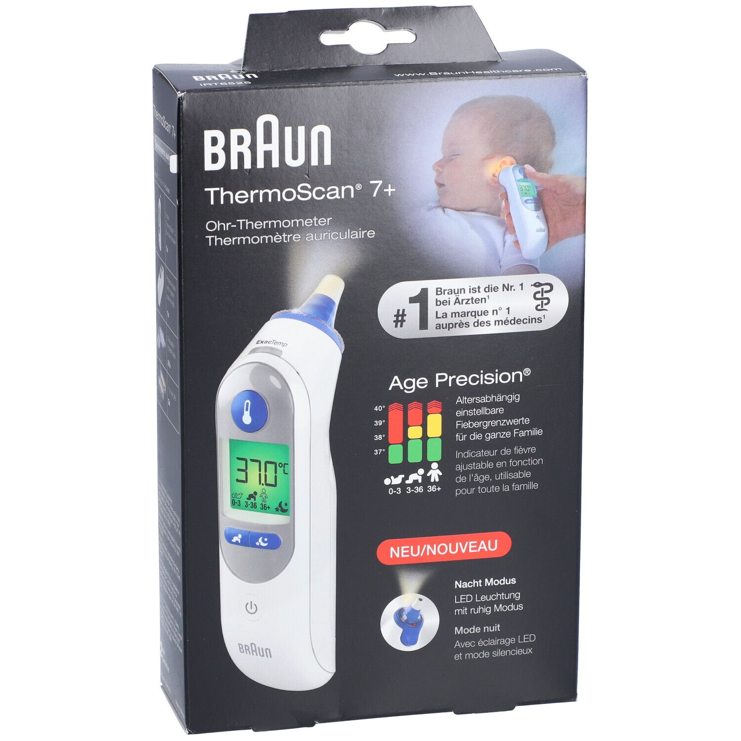 BRAUN ThermoScan® 7+ 1 St - Redcare Apotheke
