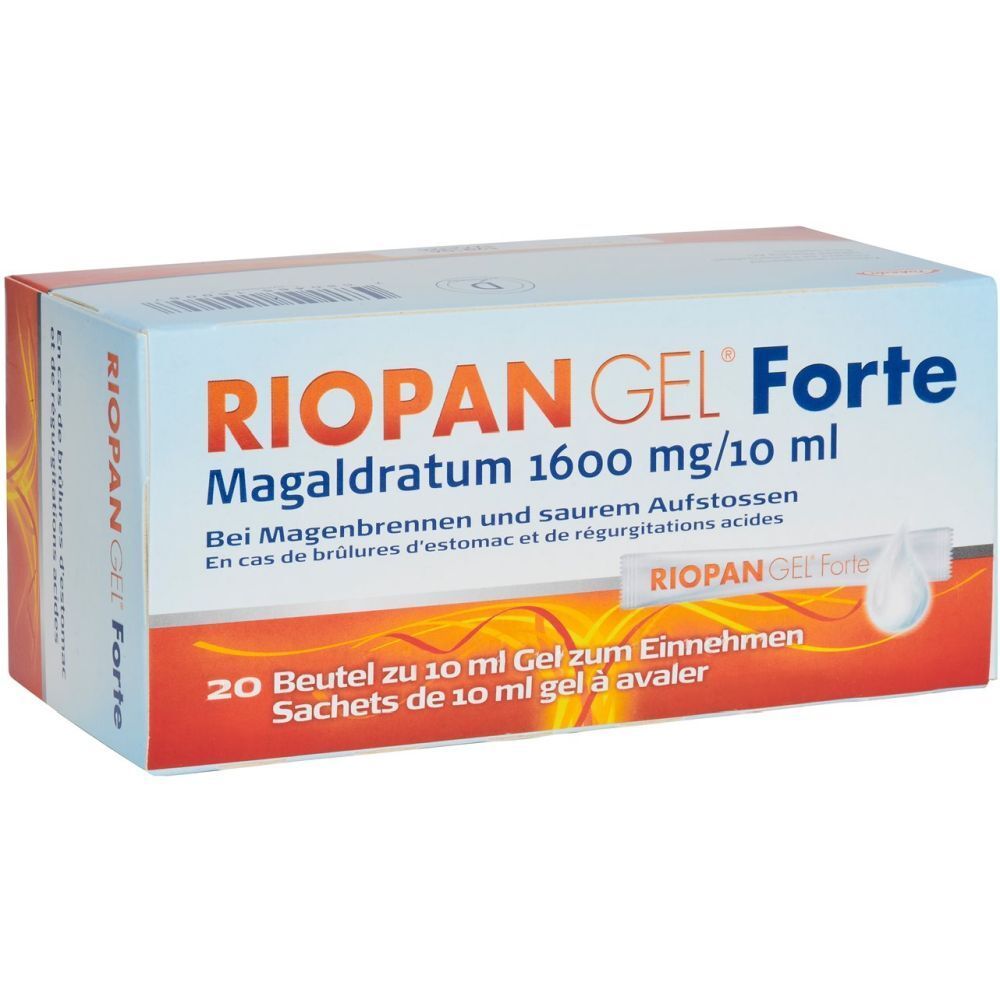 RIOPAN GEL Forte 1600 mg 20 Btl 10 ml - Redcare Apotheke