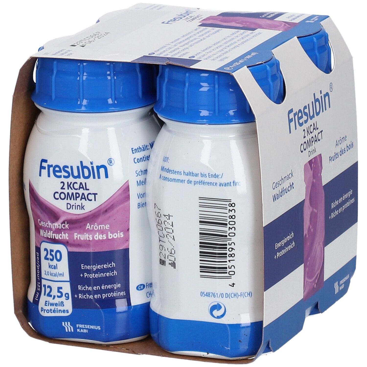 FRESUBIN® Compact Drink Früchte des Waldes 4x125 ml - Redcare Apotheke