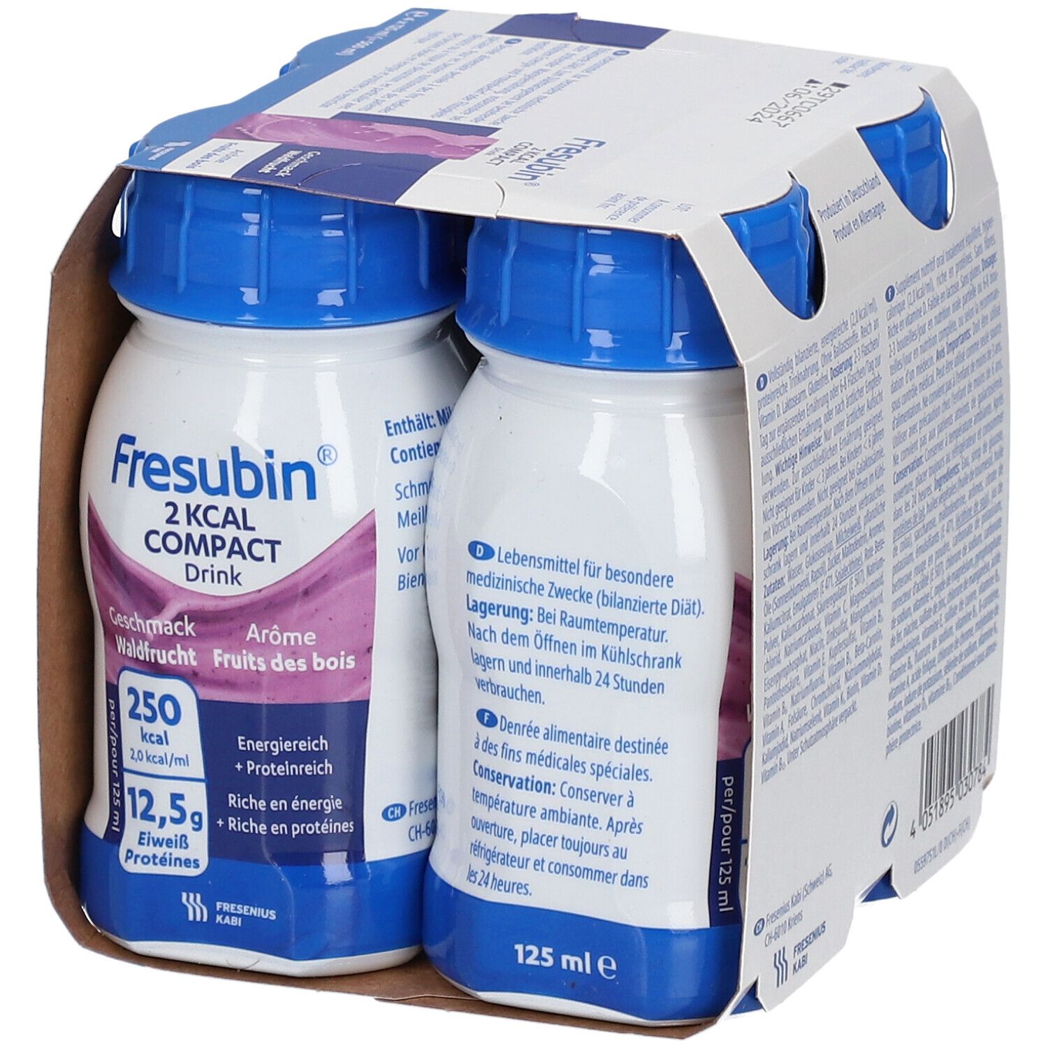 FRESUBIN® Compact Drink Früchte des Waldes 4x125 ml - Redcare Apotheke