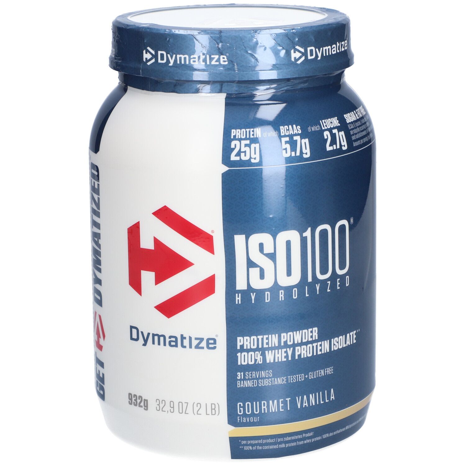 Dymatize® ISO100 GOURMET VANILLA 932 g - Redcare Apotheke