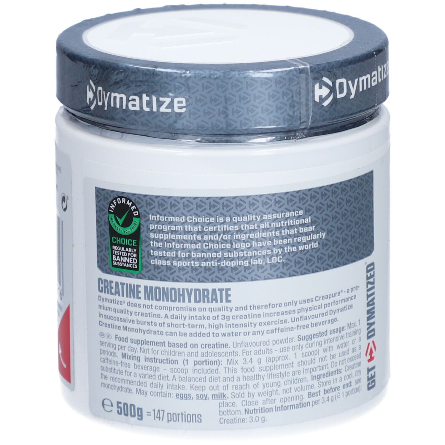 Dymatize® CREATINE MONOHYDRATE 500 g - Redcare Apotheke
