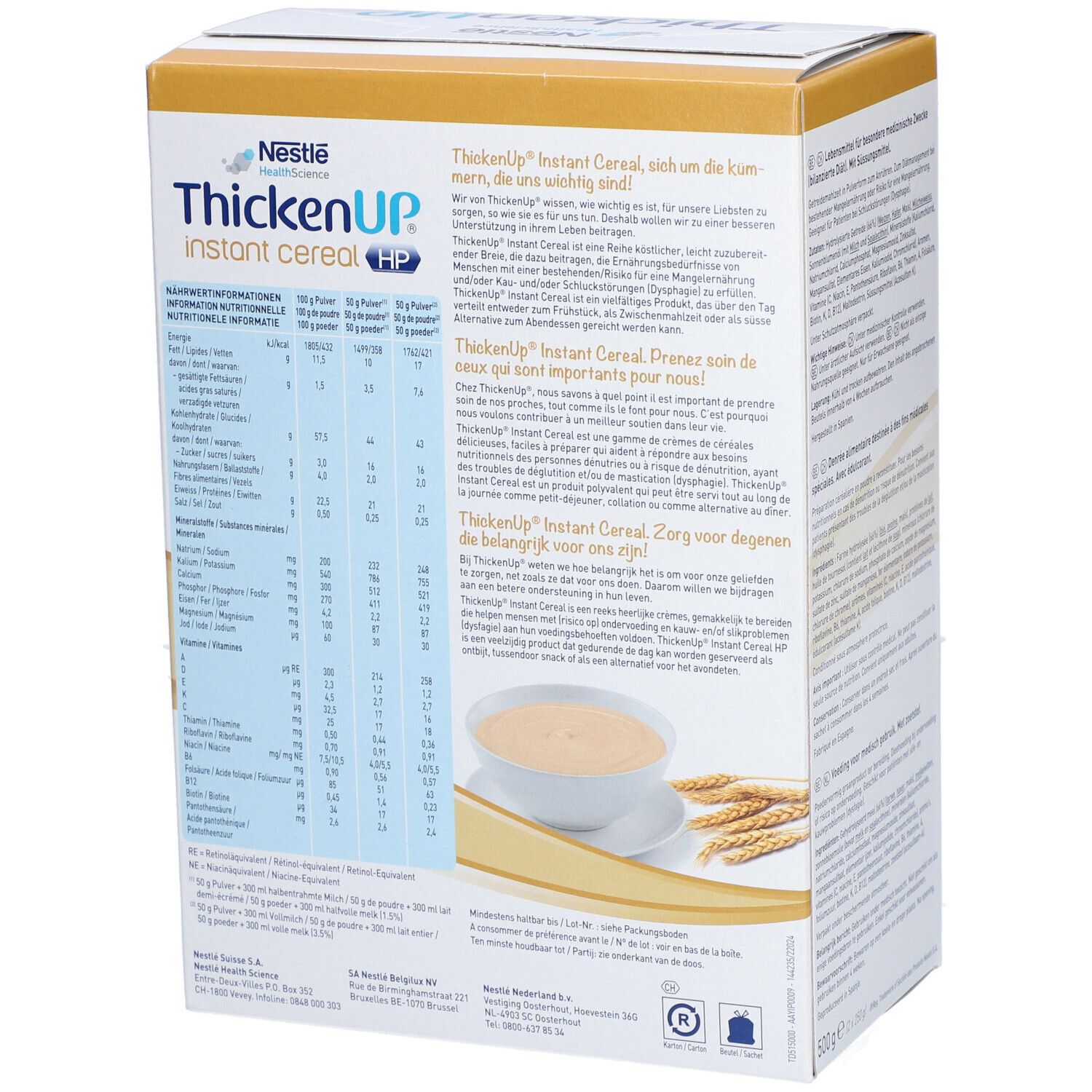 ThickenUp Instant Cereal HP Vanillegeschmack 500 g 500 g - Redcare Apotheke