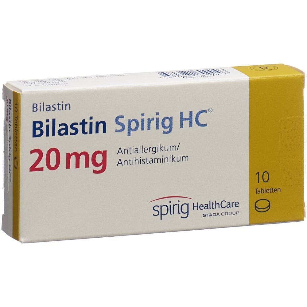 BILASTIN Spirig HC Tabl 20 mg 10 Stk - Redcare Apotheke