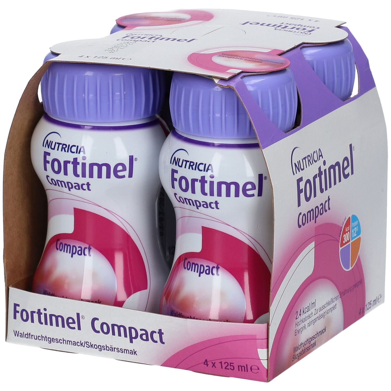 Fortimel Compact 2.4 Waldfrucht 4x125 ml - Redcare Apotheke
