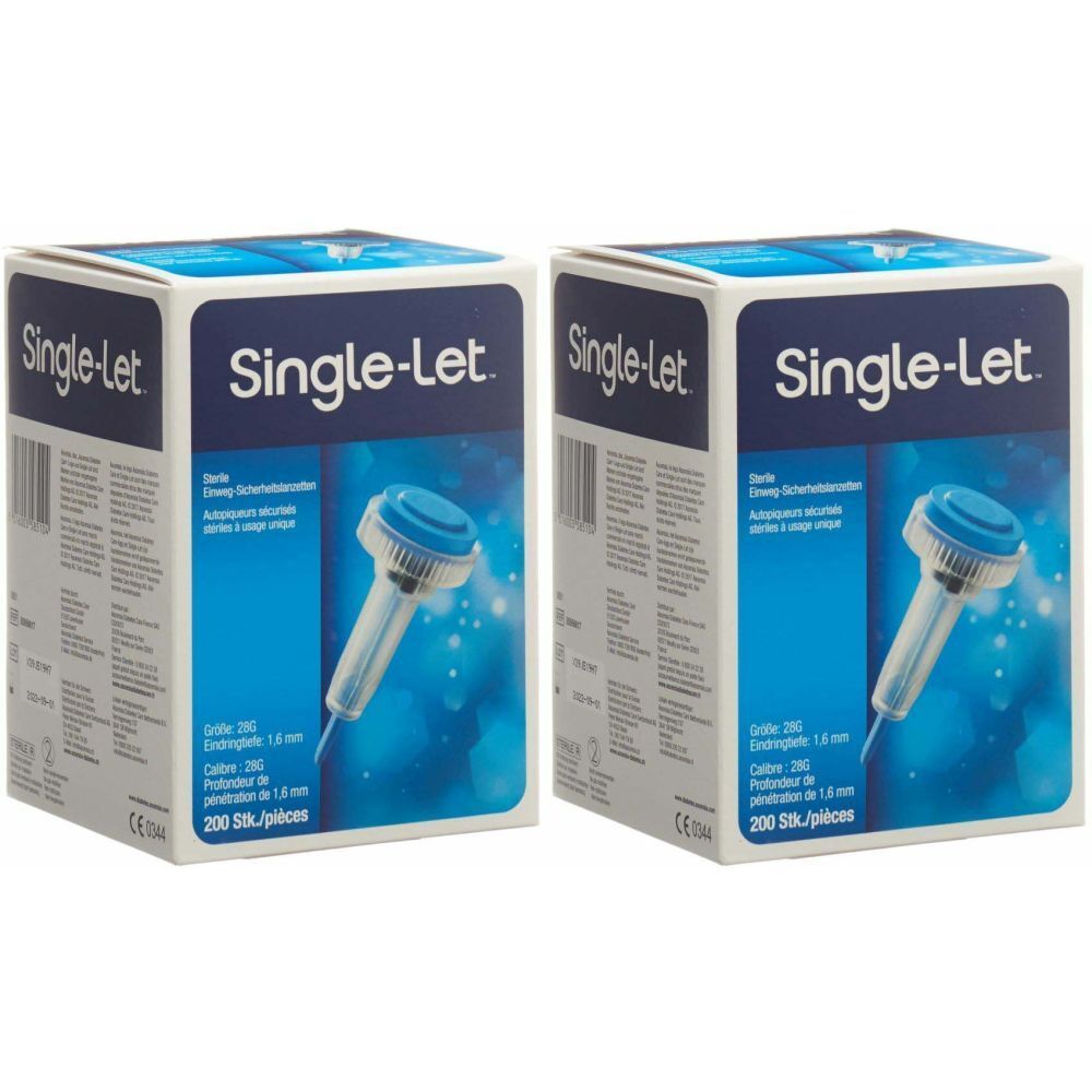 Single-Let™ Sterile Einwegstechhilfen 2x200 St - Redcare Apotheke