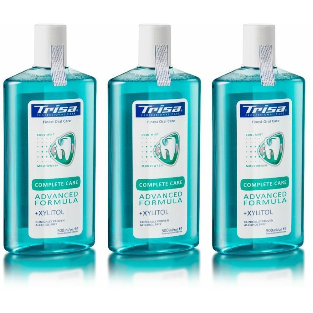 TRISA bain de bouche Complete Care 3x500 ml - Redcare Apotheke