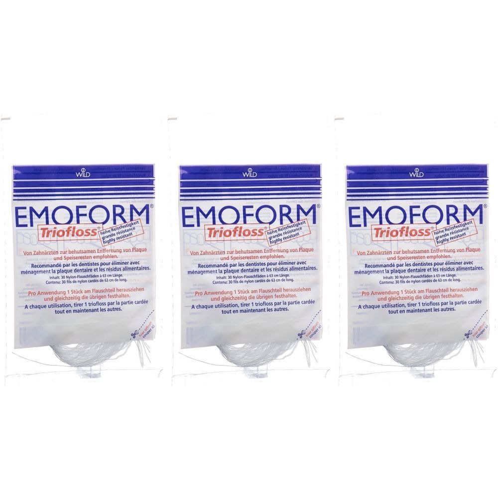 EMOFLUOR® Triofloss 3x30 St - Redcare Apotheke