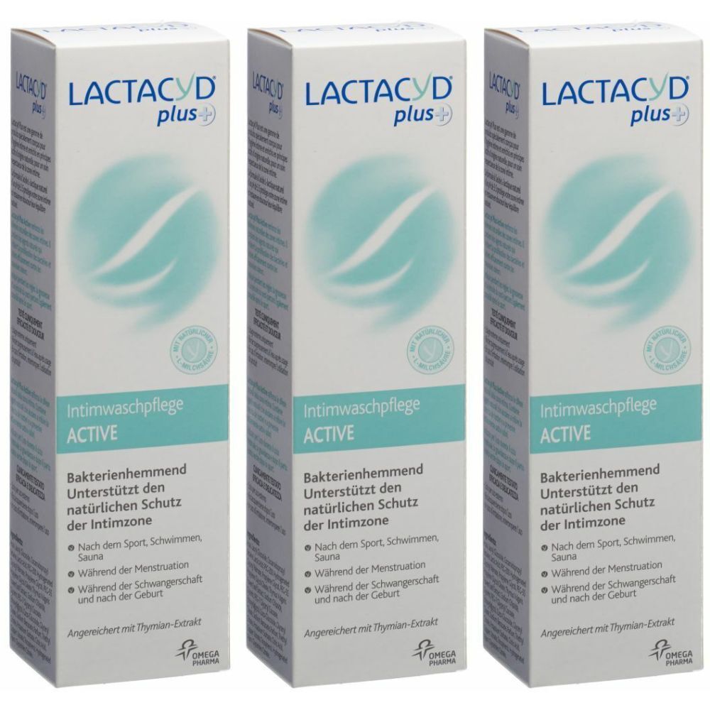 LACTACYD® Plus+ Active 3x250 ml - Redcare Apotheke