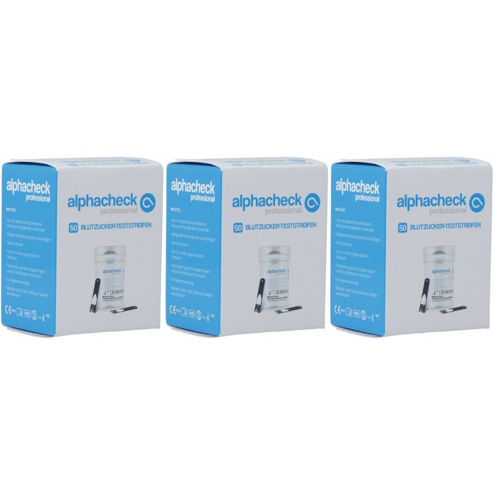 alphacheck Teststreifen 3x50 St - Redcare Apotheke
