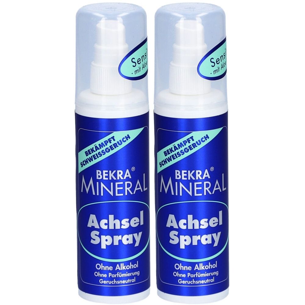 BEKRA MINERAL Deo Achsel Sensitiv Spr 100 ml x2 2x100 ml - Redcare Apotheke