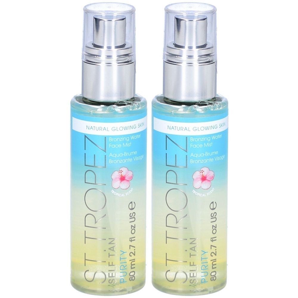 Tropez® Self Tan Purity Bronzing Water Face Mist 2x80 ml - Redcare Apotheke