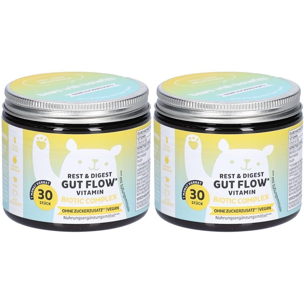 bears with benefits Rest & Digest Gut Flow Vitamin 2x30 pc(s) - Redcare ...