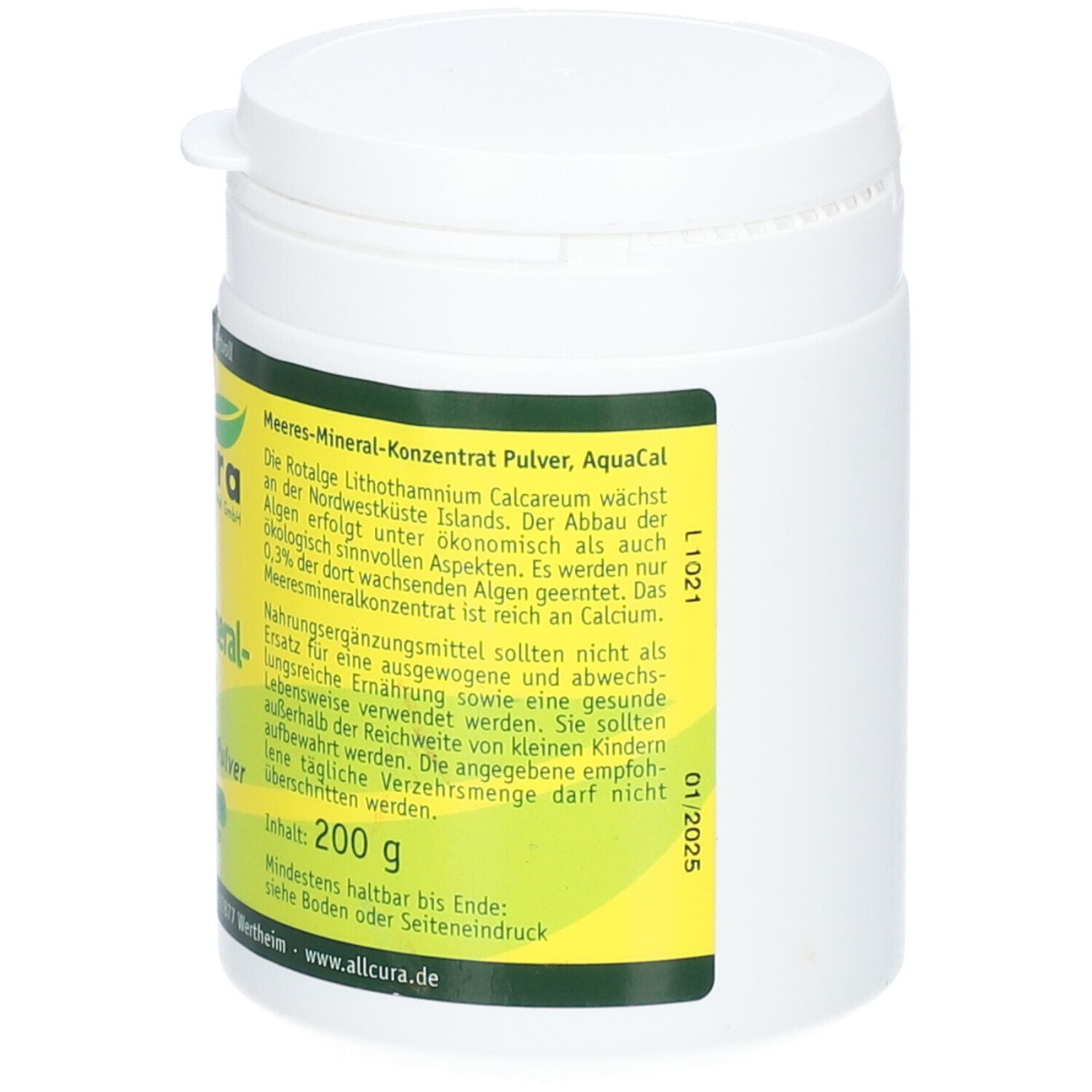 allcura Concentré d'algues marines en poudre 200 g - Redcare Apotheke