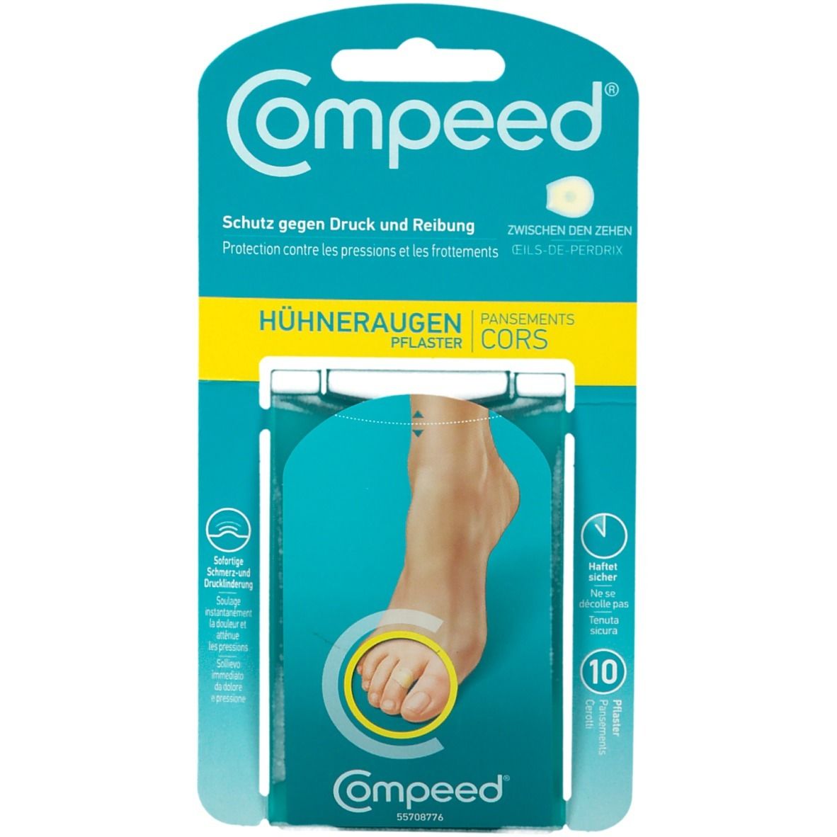Compeed® Pansement de cors entre les orteils 10 pc(s) - Redcare Apotheke