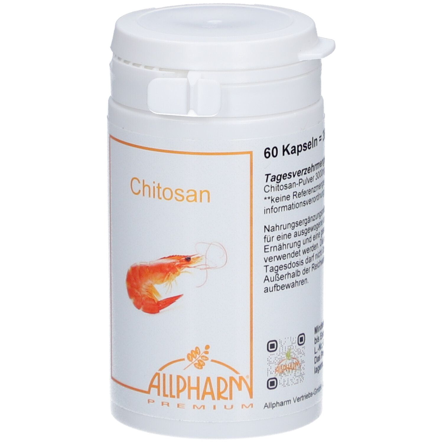 Chitosan 500 mg capsules 60 pc(s) - Redcare Apotheke