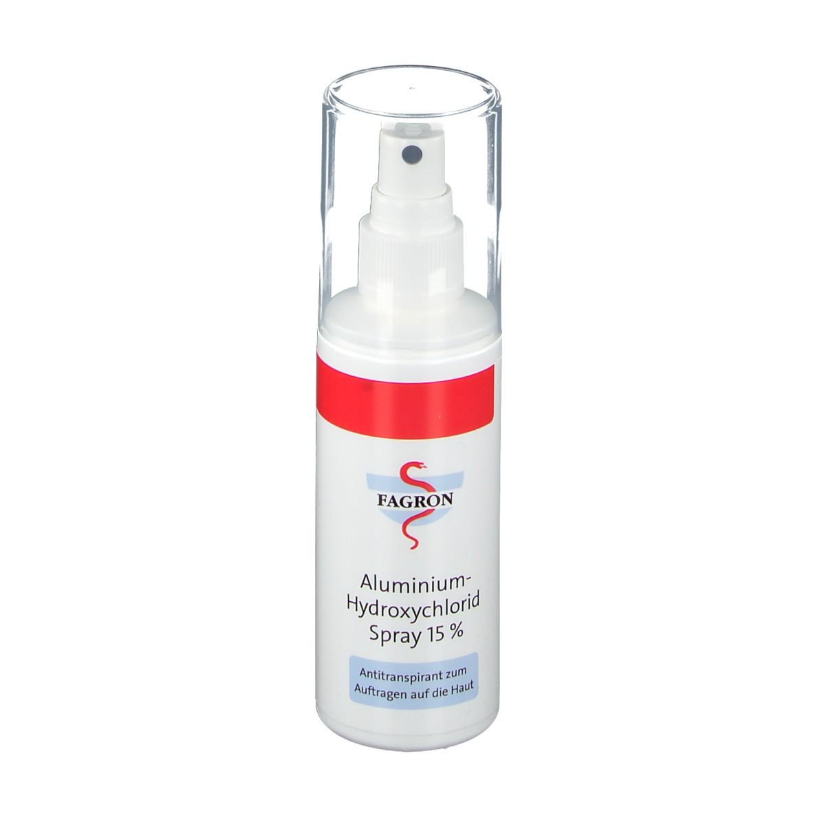 Fagron Spray d'hydroxychlorure d'aluminium 15 % 100 ml - Redcare Apotheke