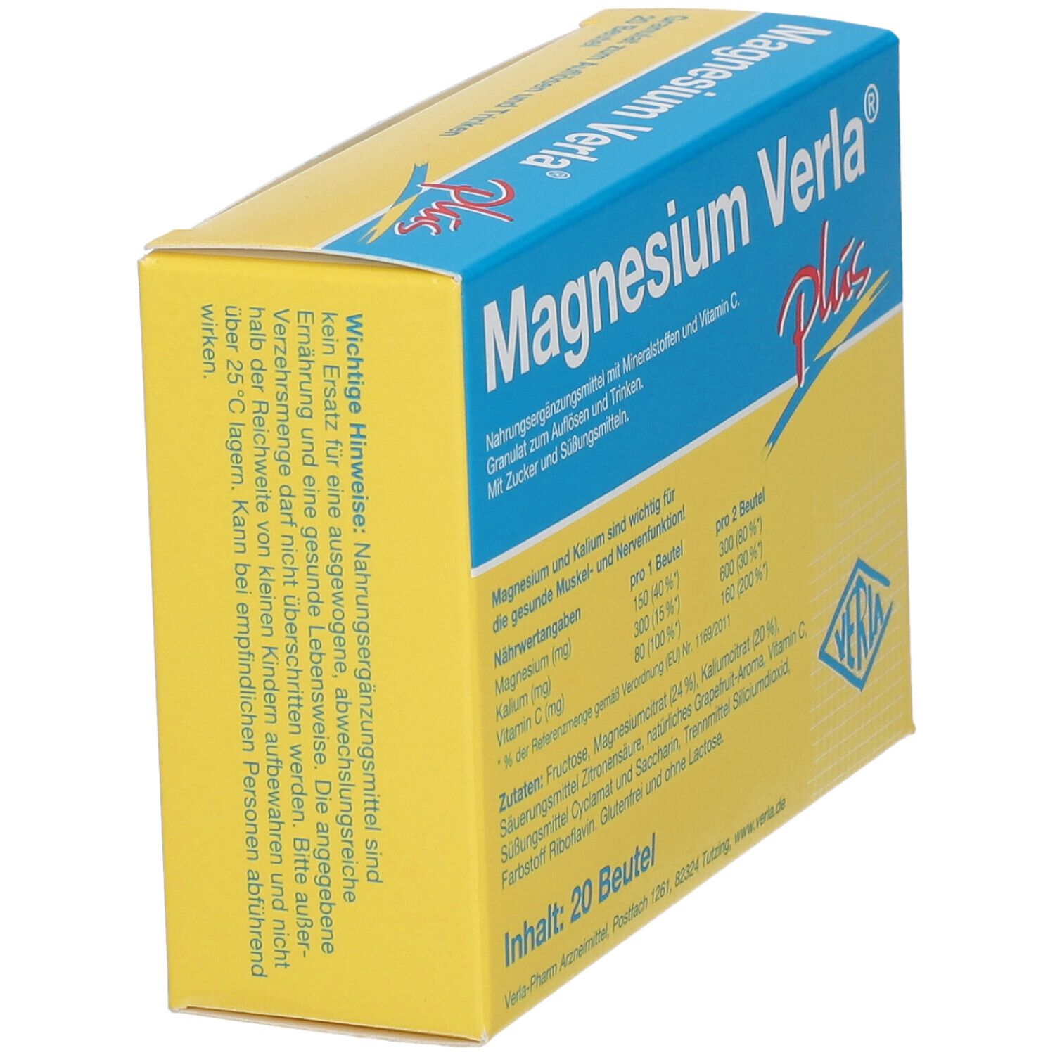 Magnesium Verla® Plus 20 pc(s) - Redcare Apotheke