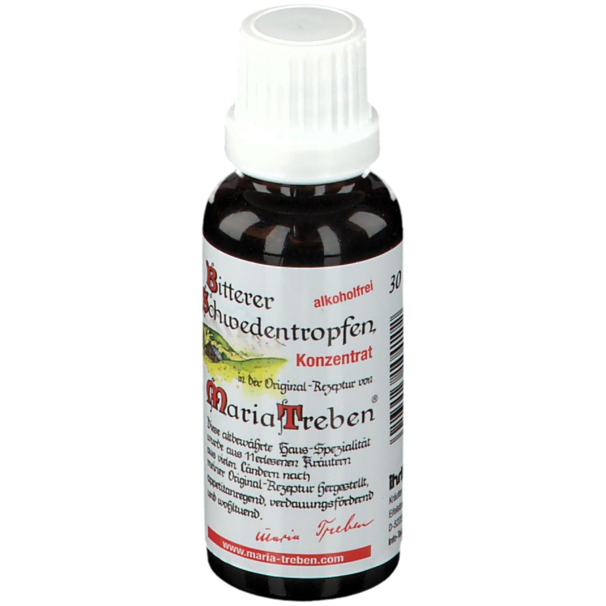 Maria Treben Goutte amère de Suède Conc. AF 30 ml - Redcare Apotheke