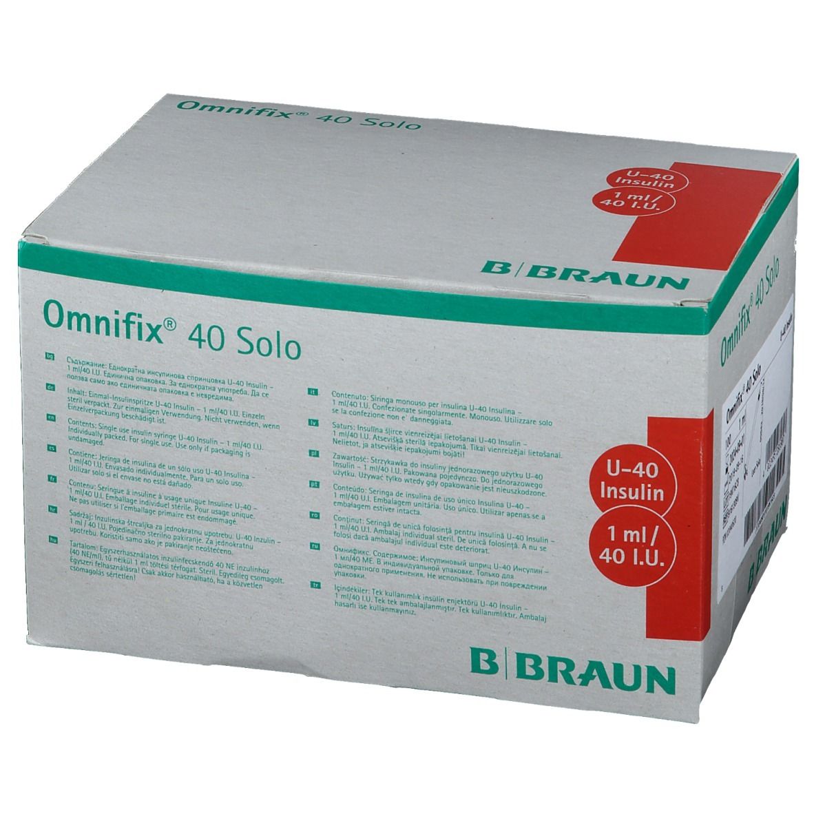 Omnifix® 40 Solo 100x1 ml - Redcare Apotheke