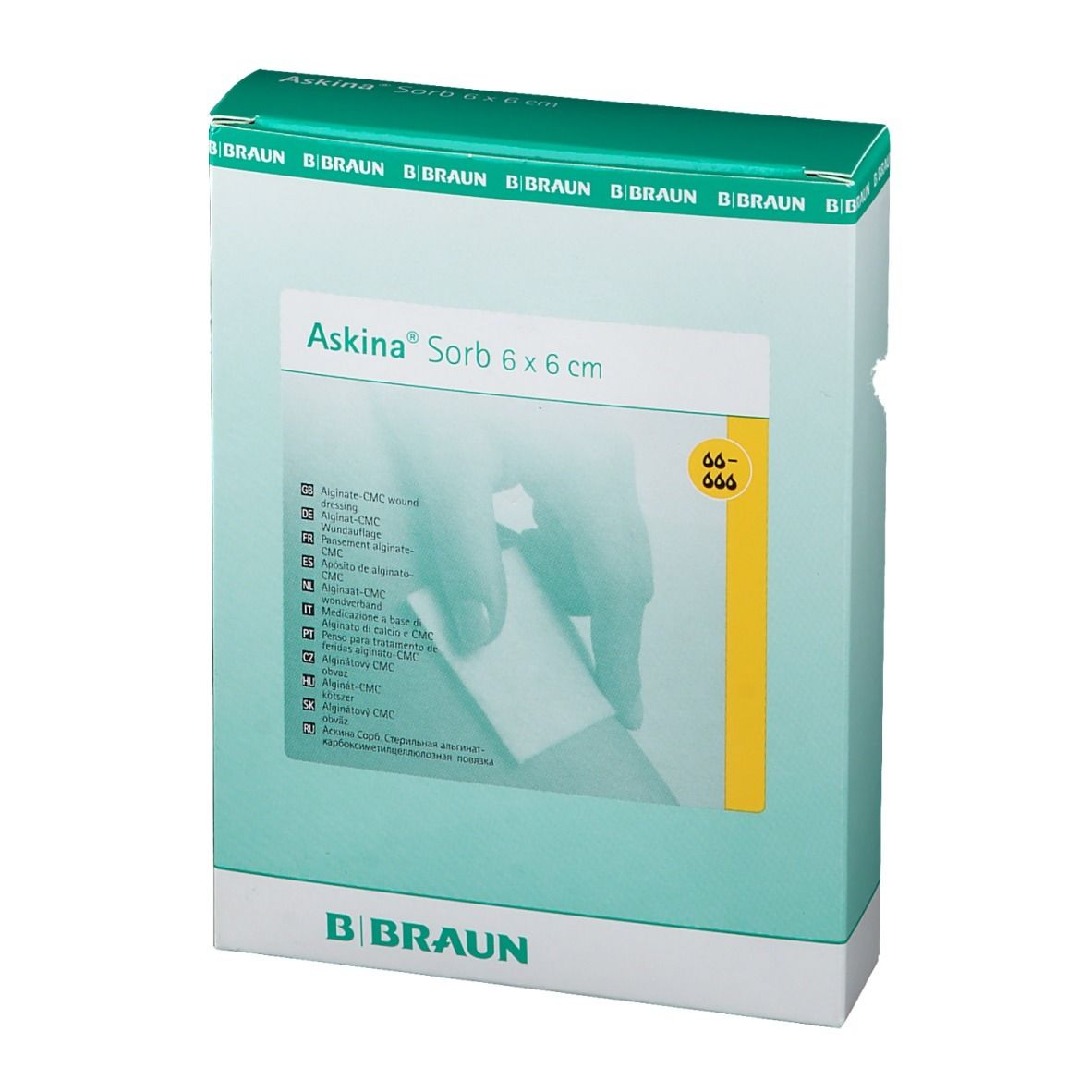 Askina® Sorb Pansement pour plaies 6 x 6 cm sterile 10 pc(s) - Redcare ...