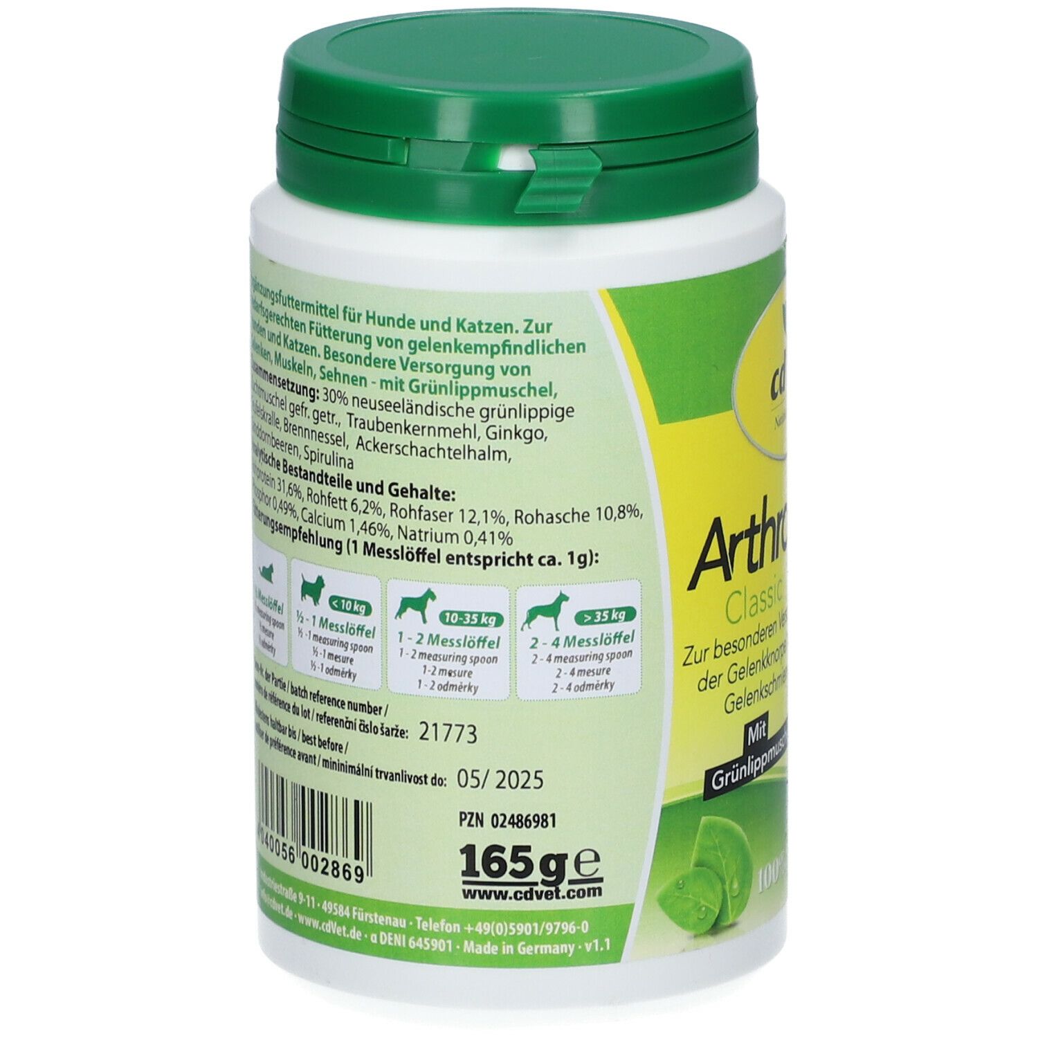 cd Vet ArthroGreen® Classic 165 g - Redcare Apotheke