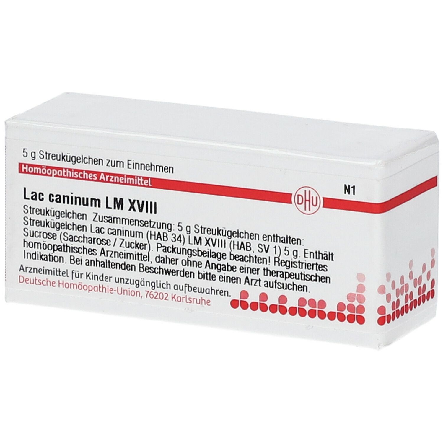 DHU Lac Caninum Lm Xviii 5 g - Redcare Apotheke