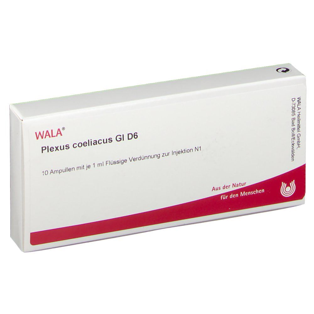 WALA® Plexus coeliacus Gl D 6 10x1 ml - Redcare Apotheke