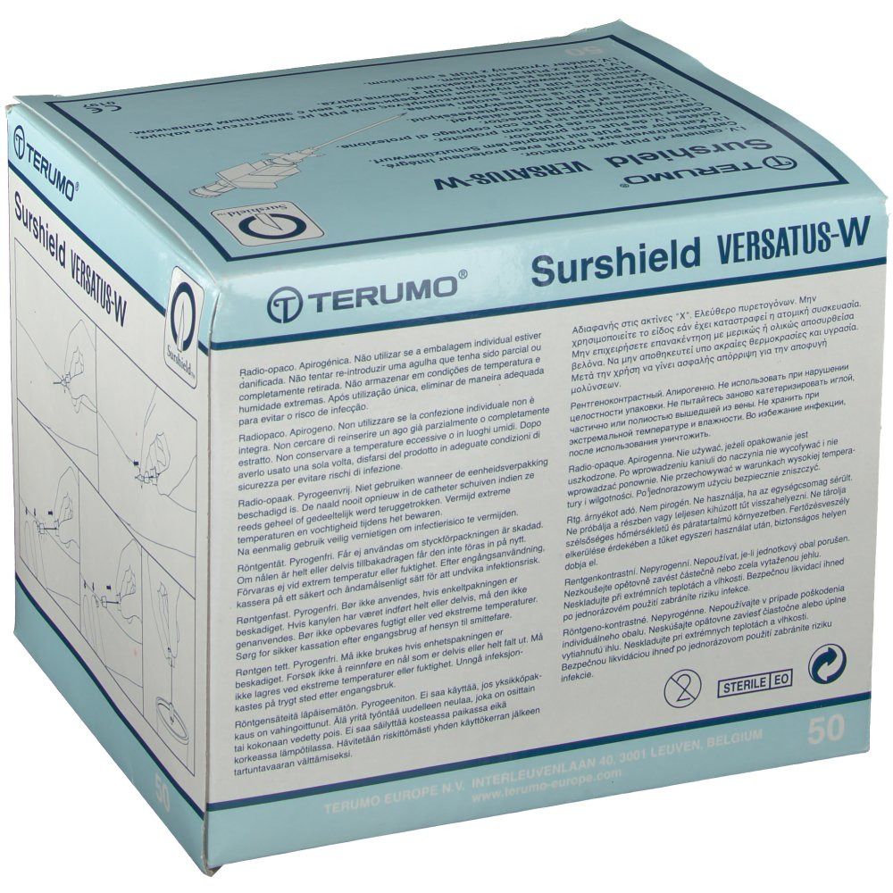TERUMO® Surshield Versatus-W 50 pc(s) - Redcare Apotheke