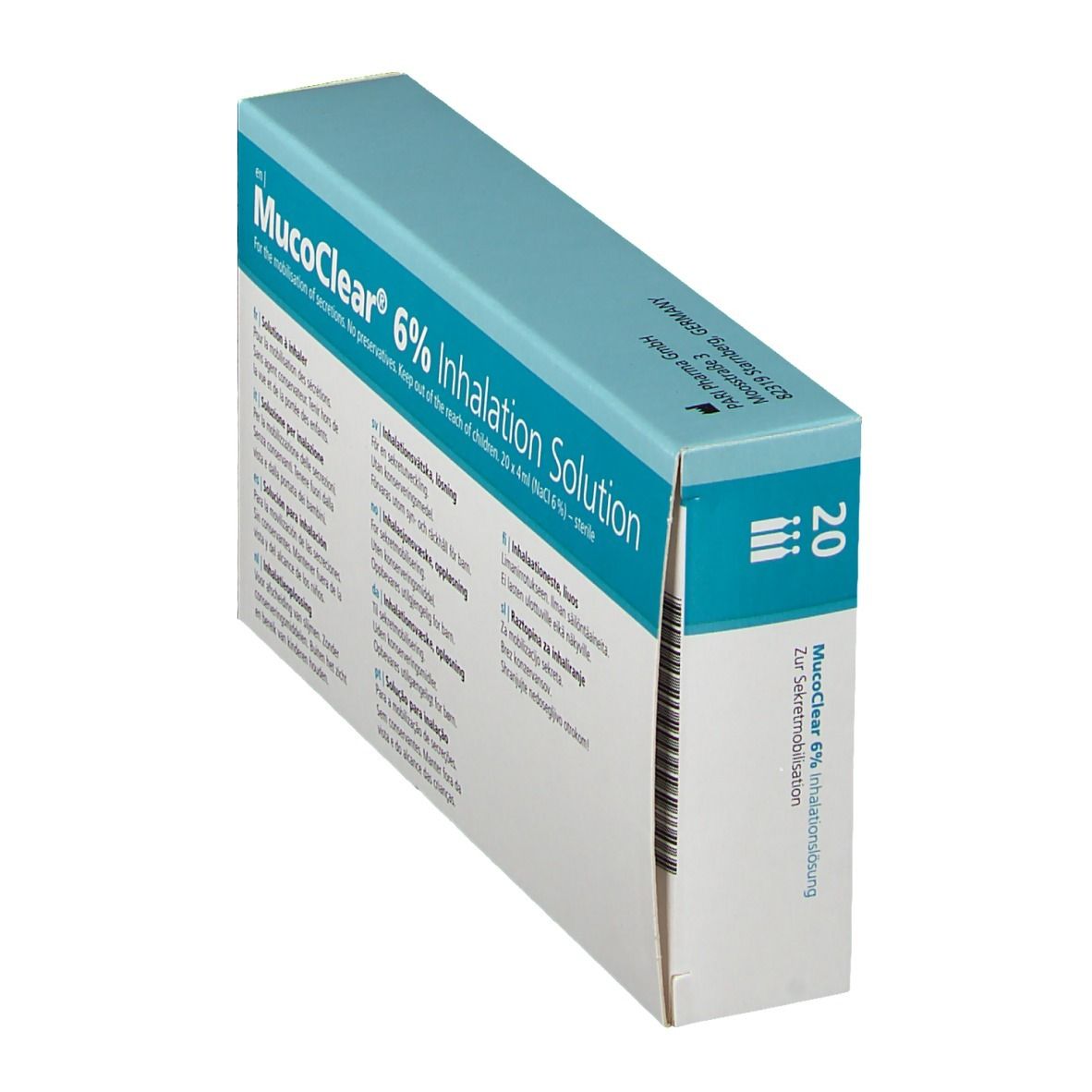 MucoClear 6%® Inhalationslösung 20x4 ml - Redcare Apotheke