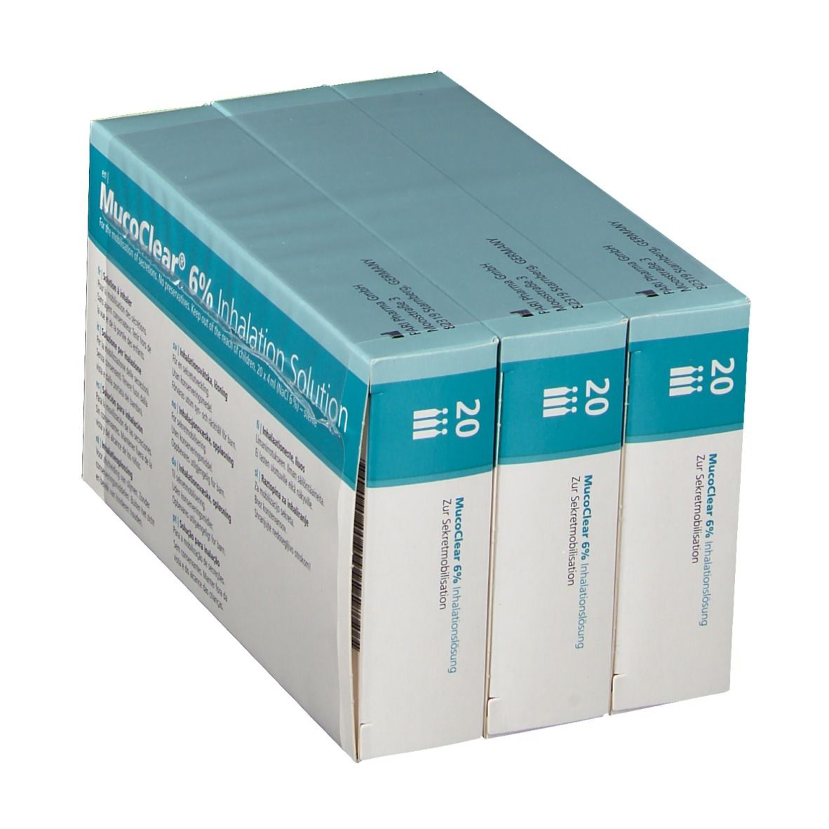 MucoClear 6%® Solution d'inhalation 60x4 ml - Redcare Apotheke