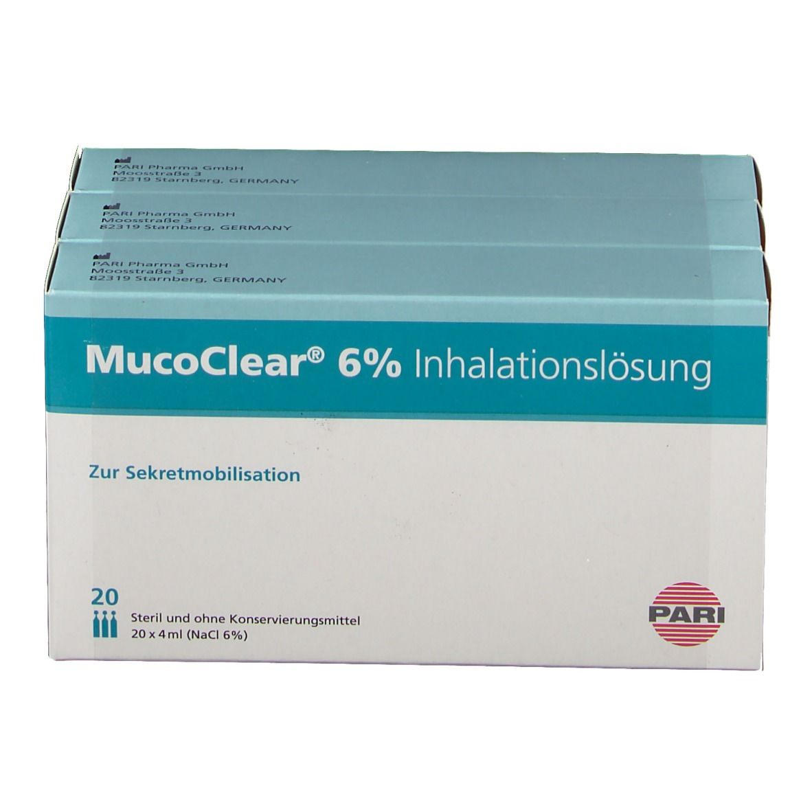 MucoClear 6%® Solution d'inhalation 60x4 ml - Redcare Apotheke
