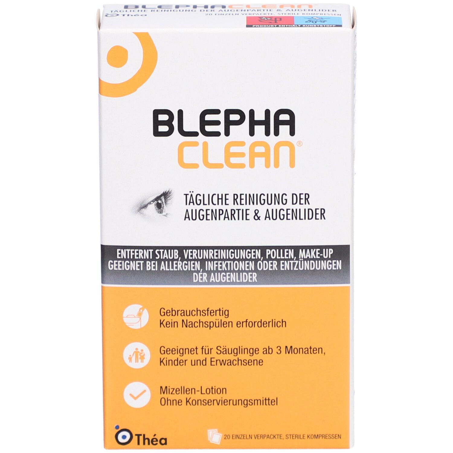 BLEPHACLEAN Kompressen sterile 20 pc(s) - Redcare Apotheke