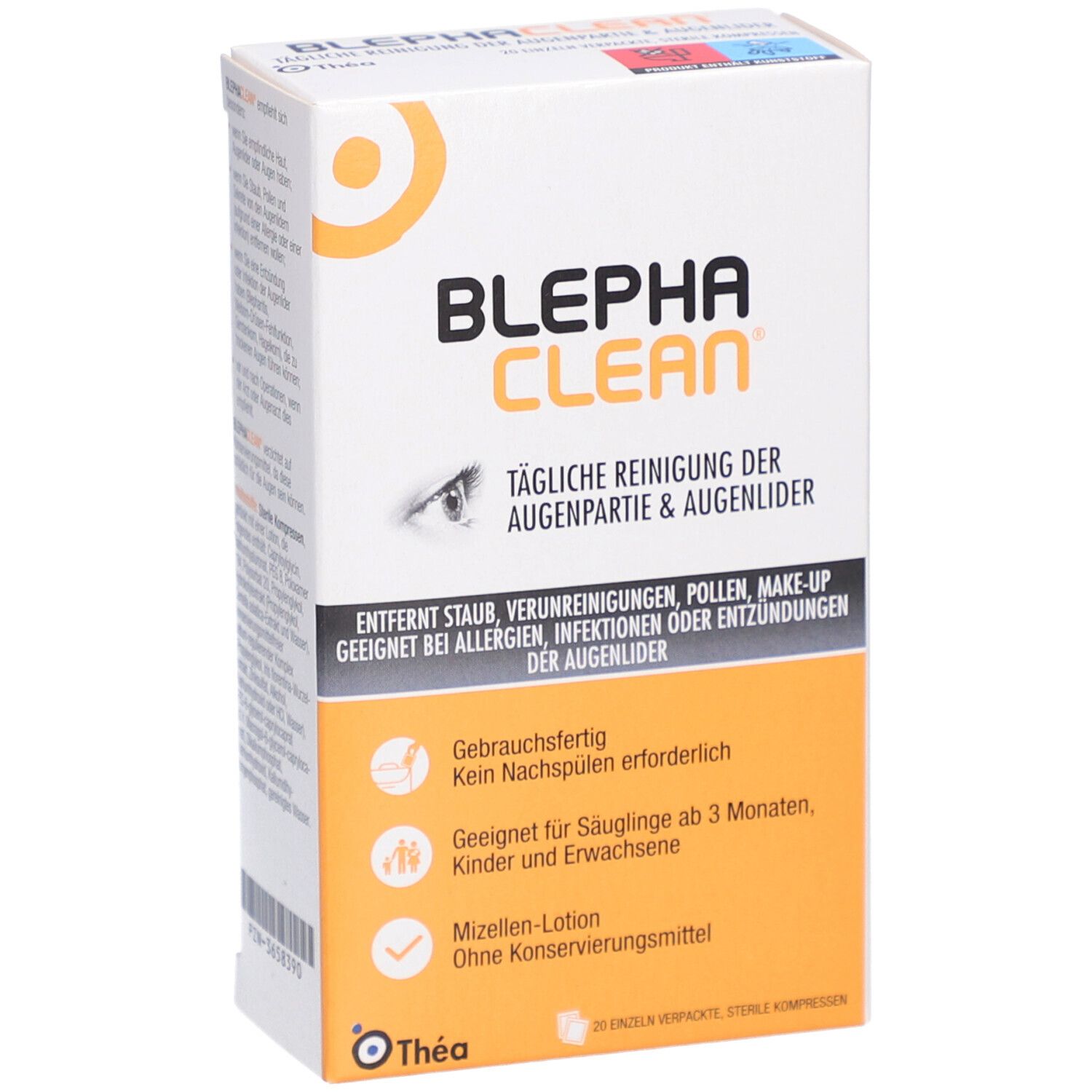 BLEPHACLEAN Kompressen sterile 20 pc(s) - Redcare Apotheke