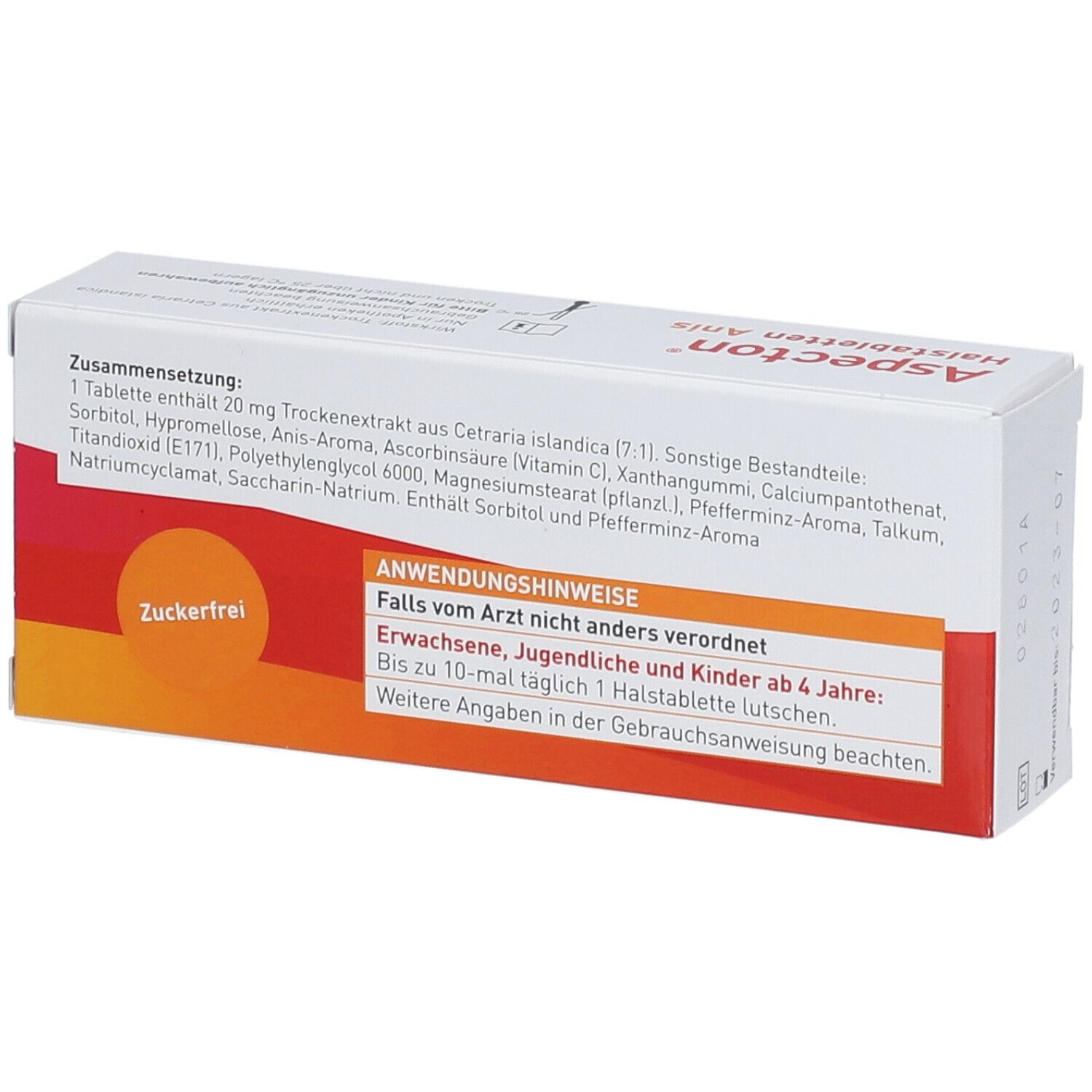 Aspecton® Halstabletten 30 St - Redcare Apotheke