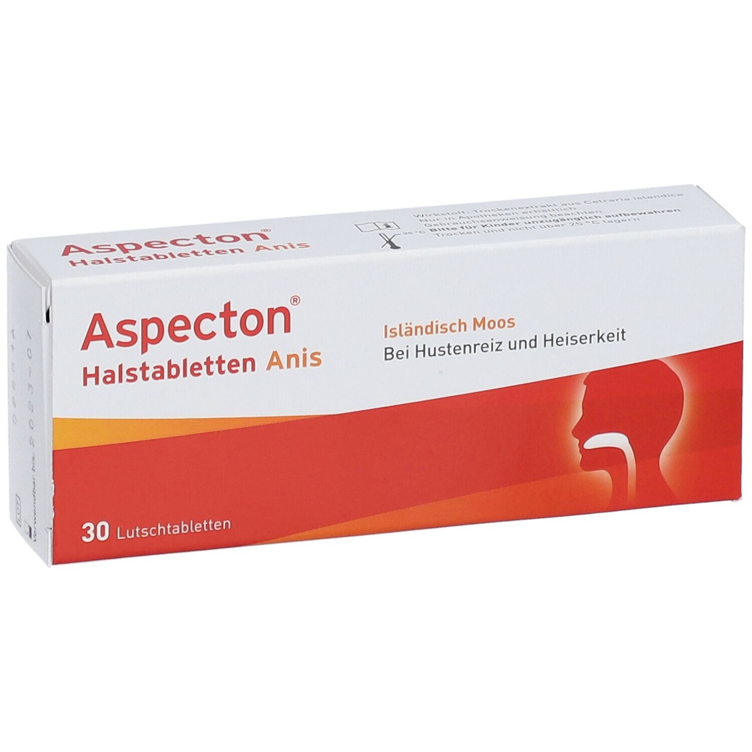 ASPECTON Halstabletten Lutschtabletten 30 pc(s) - Redcare Apotheke