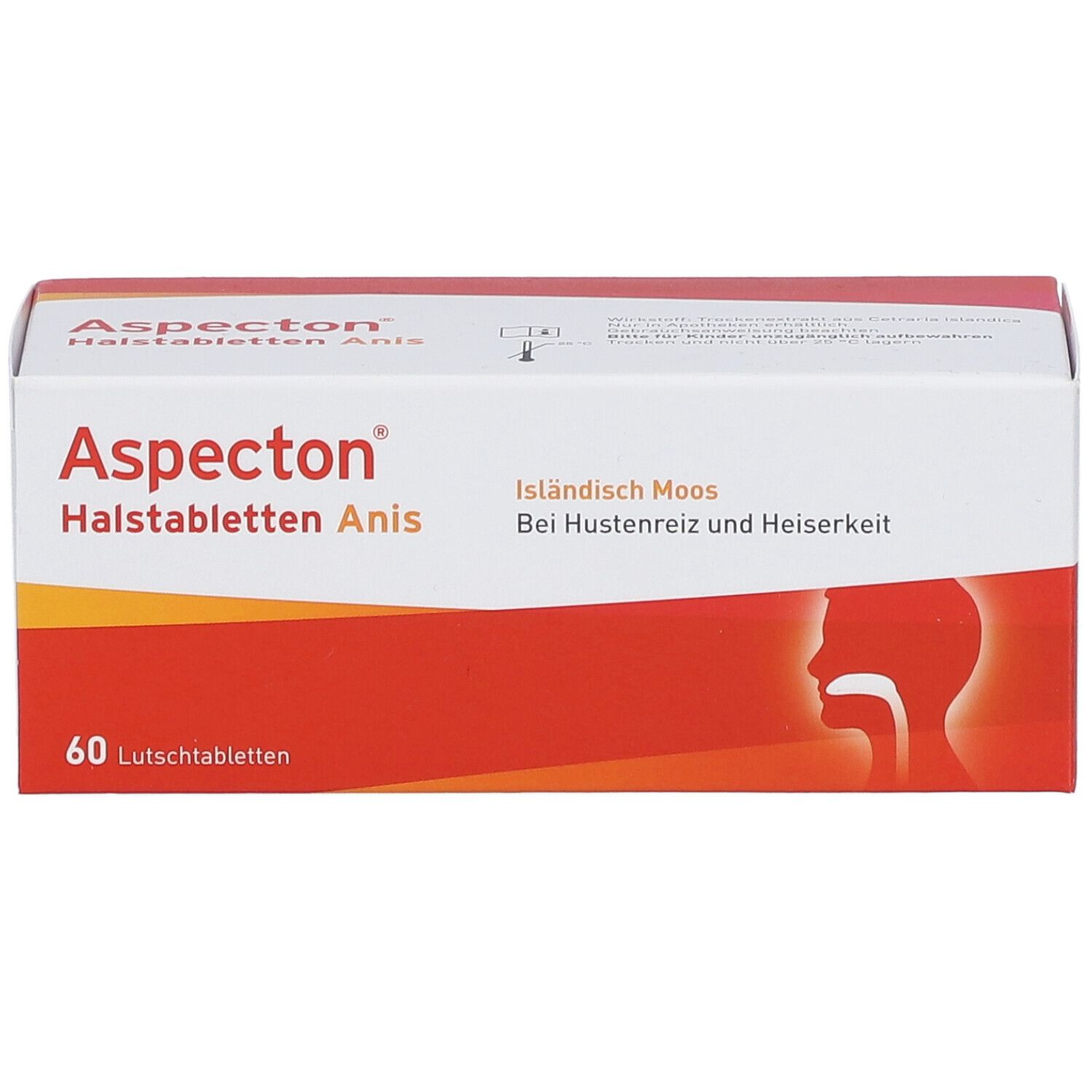 ASPECTON Halstabletten Lutschtabletten 60 pc(s) - Redcare Apotheke