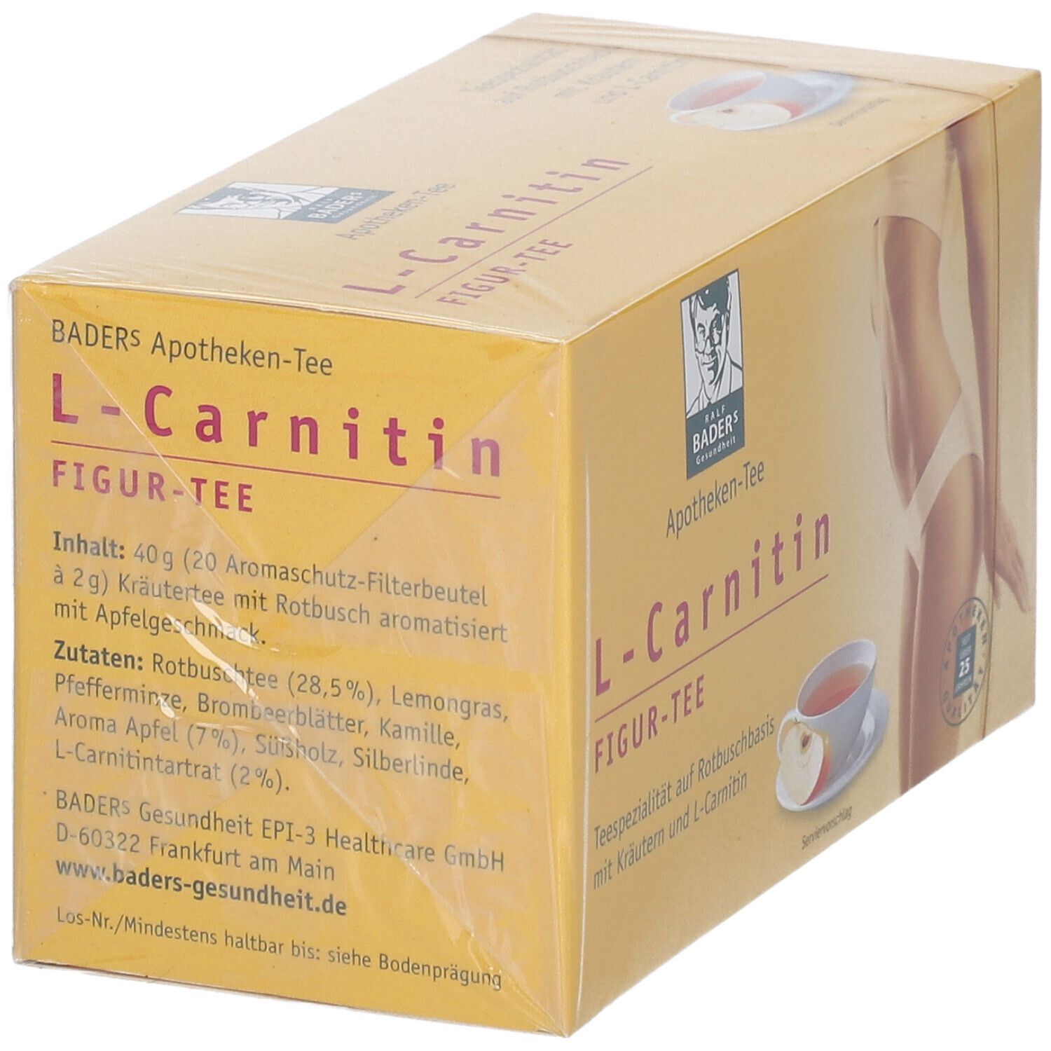 BADERs Active Tea L-Carnitine Sachet-filtre 20 pc(s) - Redcare Apotheke