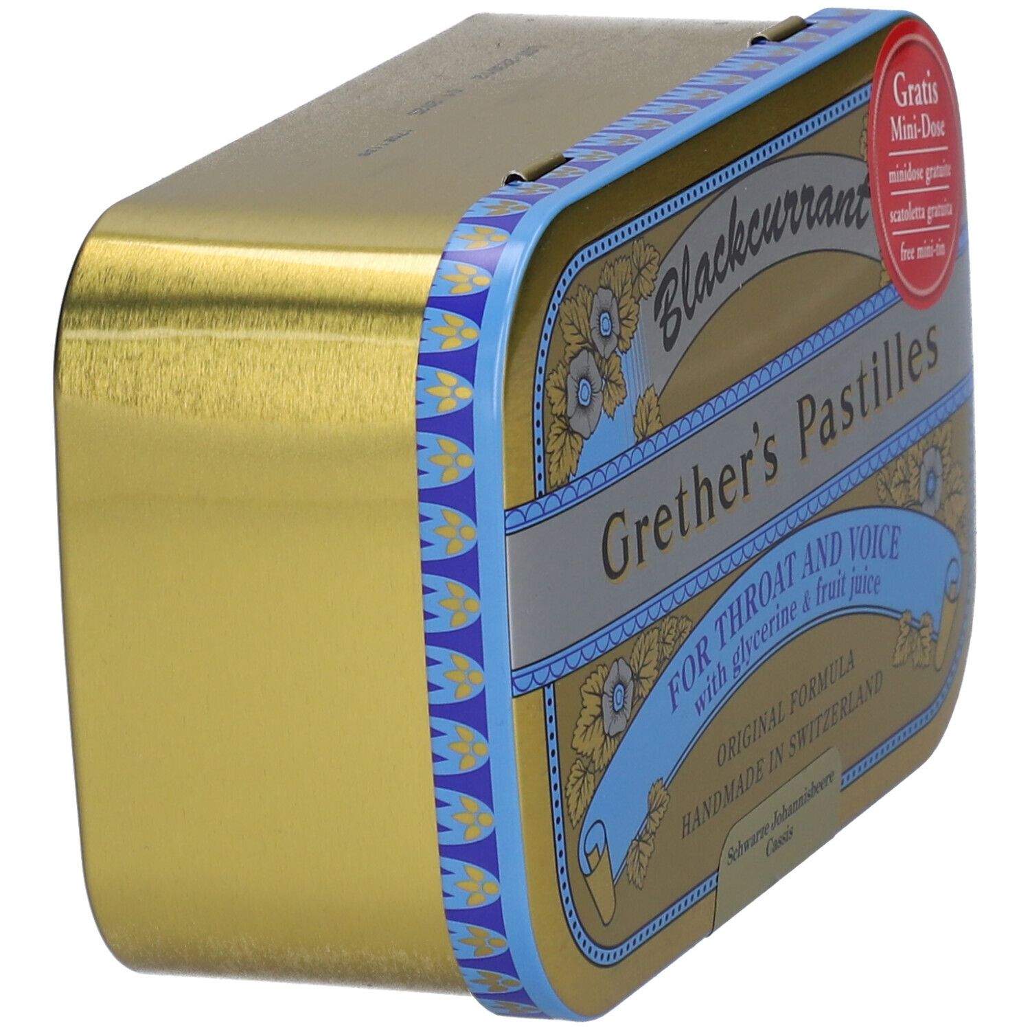 Grethers Blackcurrant Gold zuckerhaltige Pastillen 440 g - Redcare Apotheke