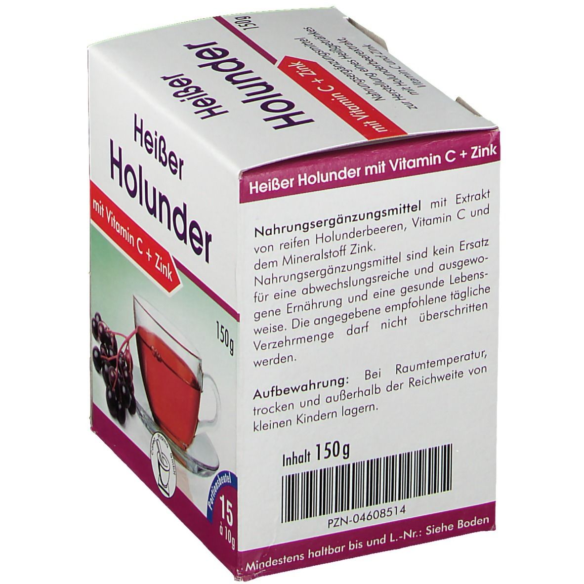Heisser Holunder + Vitamin C + Zink 15x10 g - Redcare Apotheke
