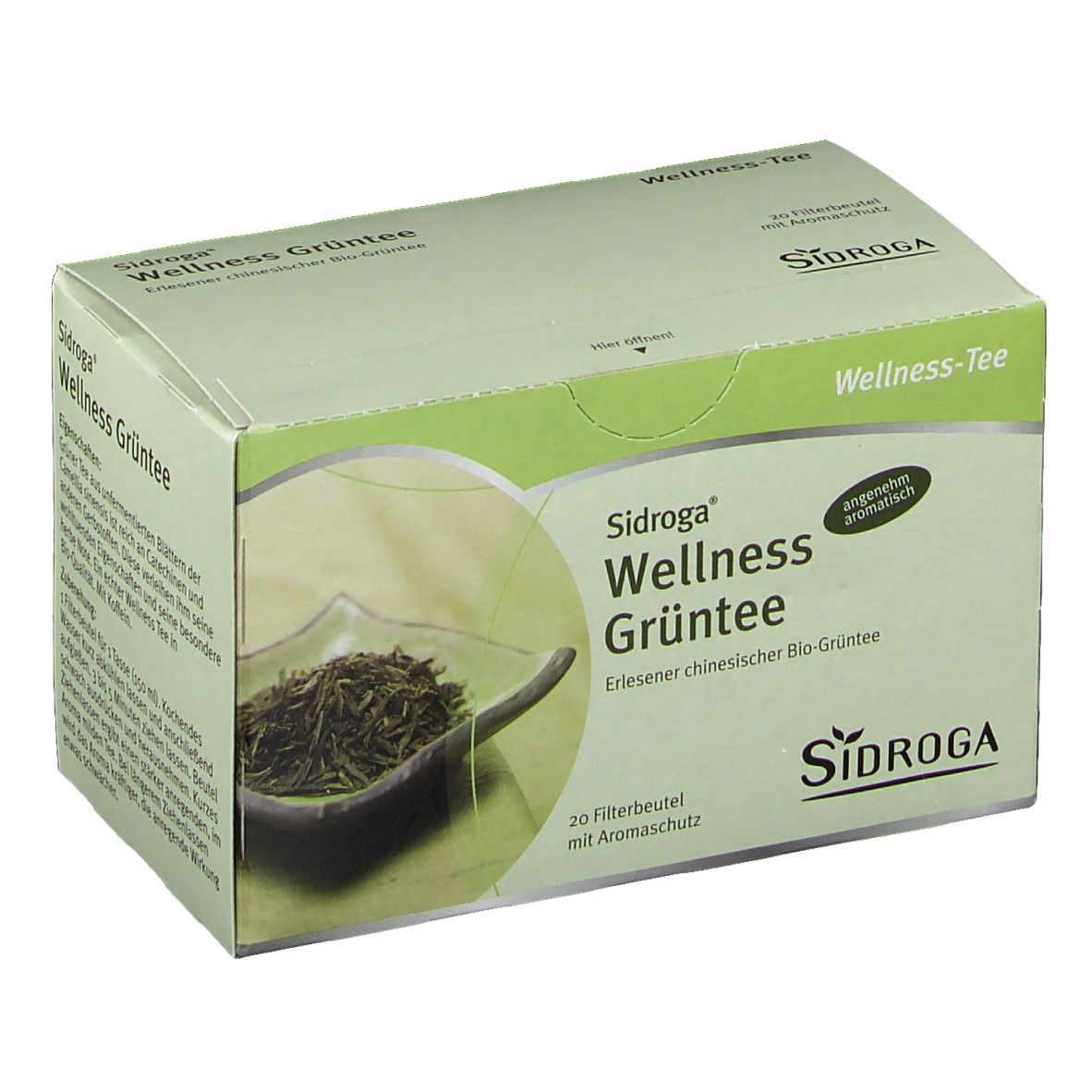 Sidroga® Wellness Thé vert 20x1,7 g - Redcare Apotheke