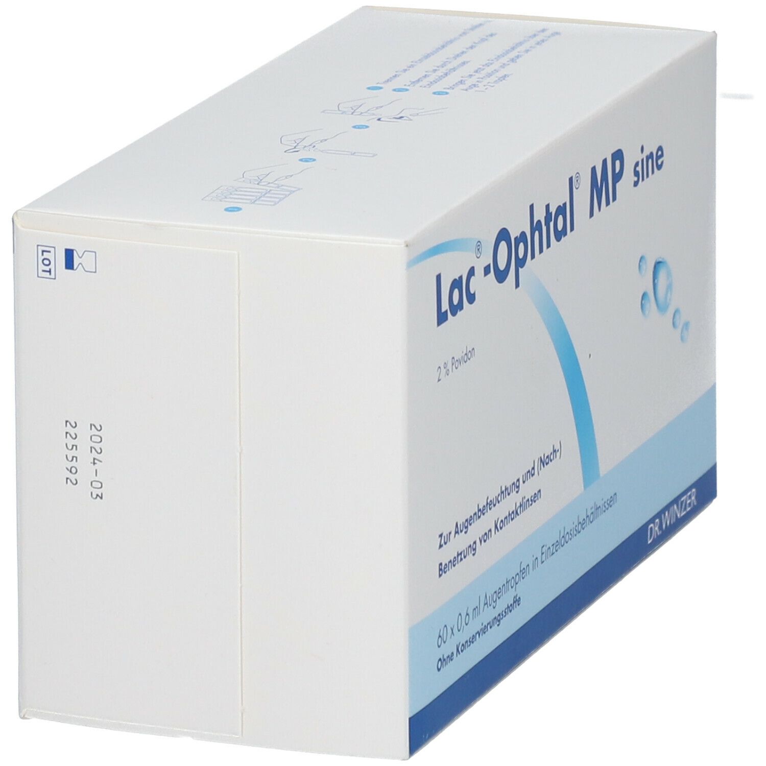LAC OPHTAL MP sine Augentropfen 60x0,6 ml - Redcare Apotheke