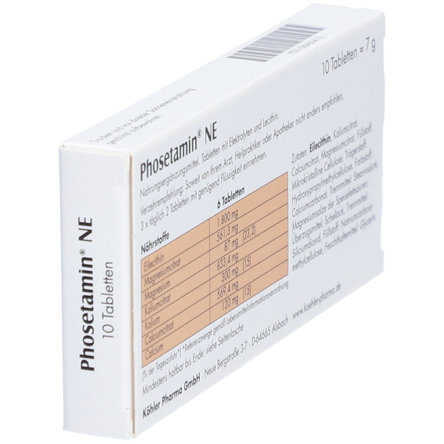 Phosetamin® NE Comprimés 10 pc(s) - Redcare Apotheke