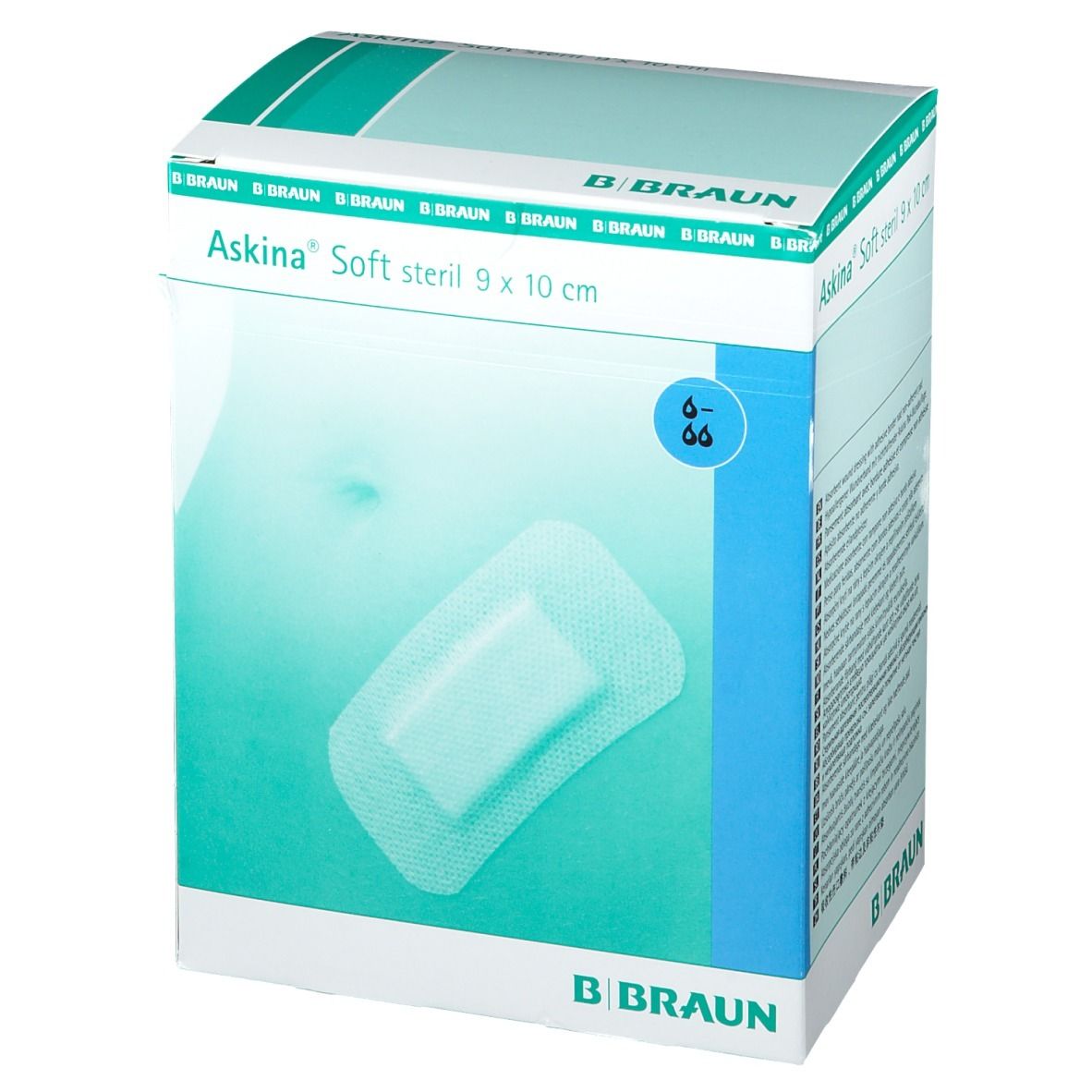 Askina® Soft Pansement pour plaies 9 x 10 cm sterile 50 pc(s) - Redcare ...